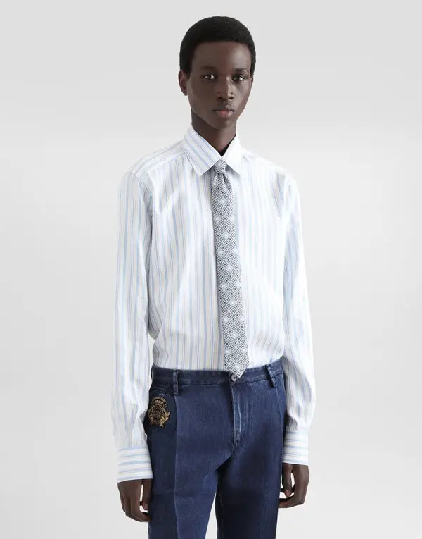 Dolce & Gabbana Striped Cotton Shirt Shirts