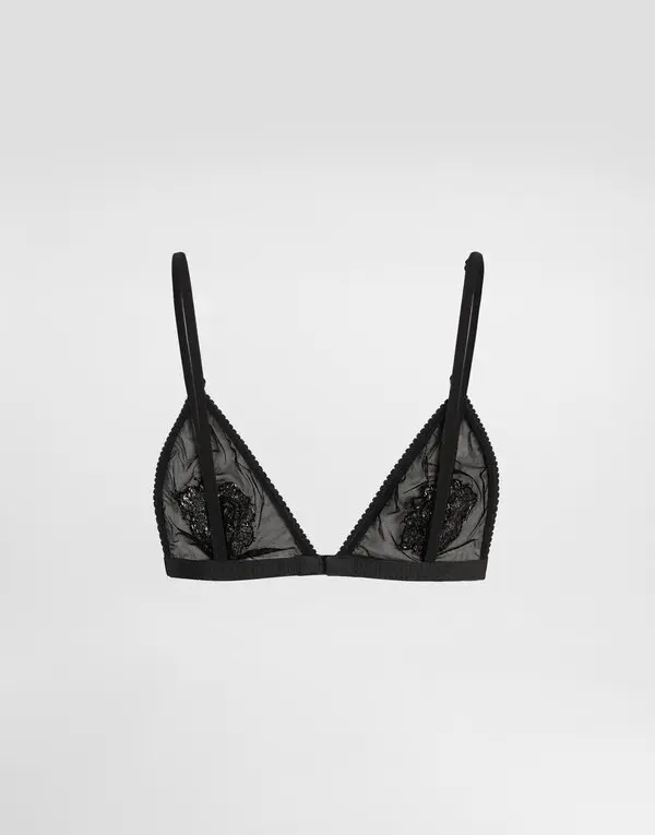 Dolce & Gabbana Tulle And Lace Bra Underwear