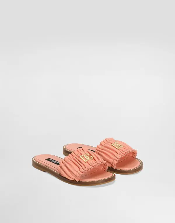 Dolce & Gabbana Ciabatta Flat Shoes Leather - Pink