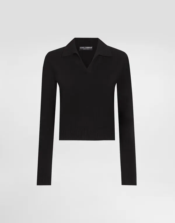 Dolce & Gabbana Cashmere Polo Pullover Sweaters And Cardigans
