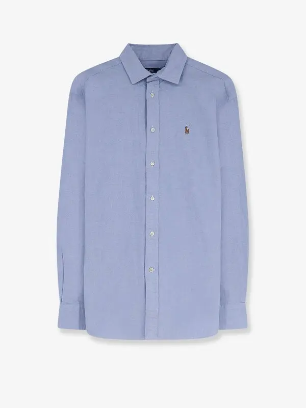 Polo Ralph Lauren Cotton Shirt With Front Logo
