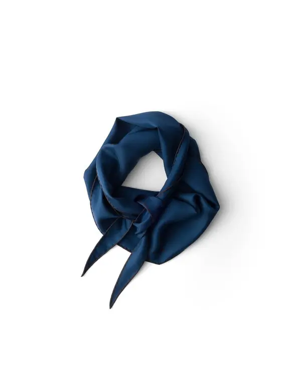 Prada Printed Twill Scarf