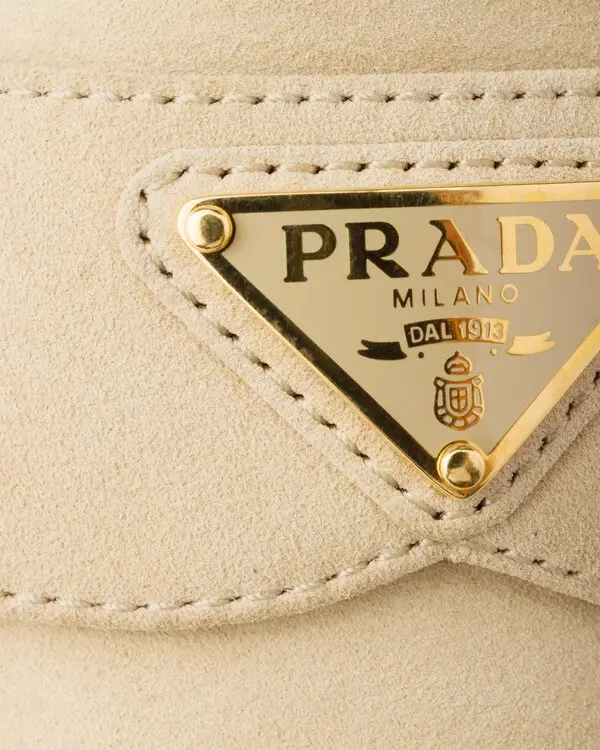 Prada Suede Leather Loafers
