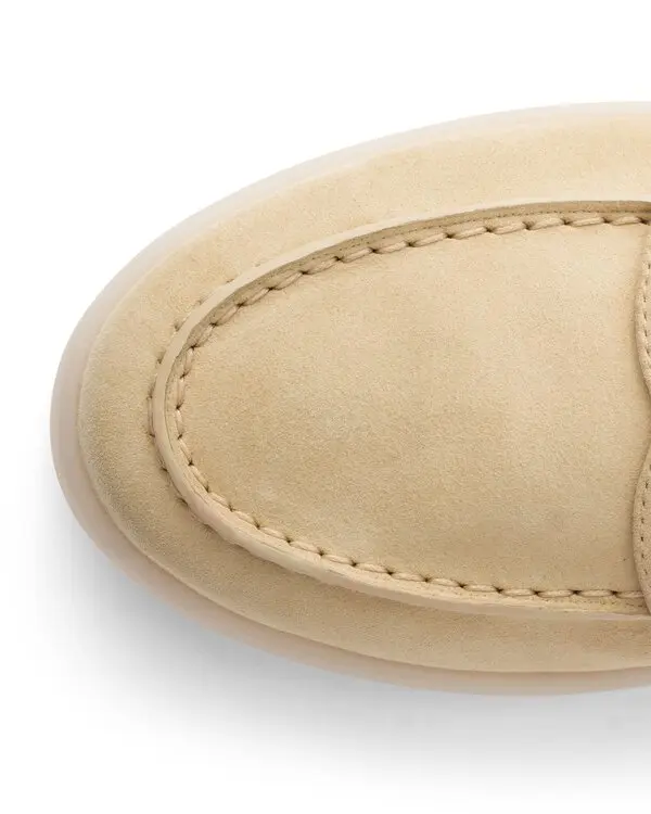 Prada Suede Leather Loafers