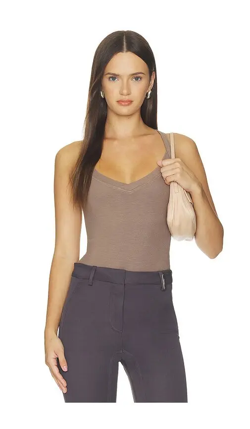 L'Agence Wrenna Racerback Bodysuit In . Also