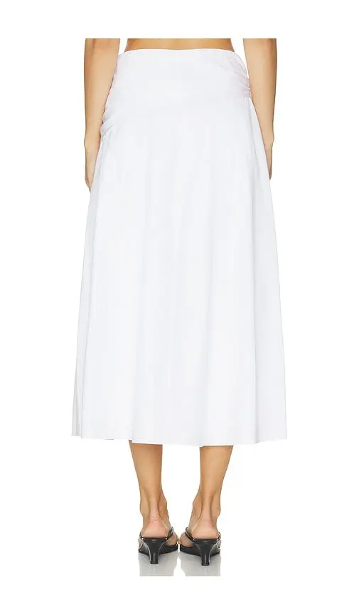 Vince Scarf Tie Skirt In . Also