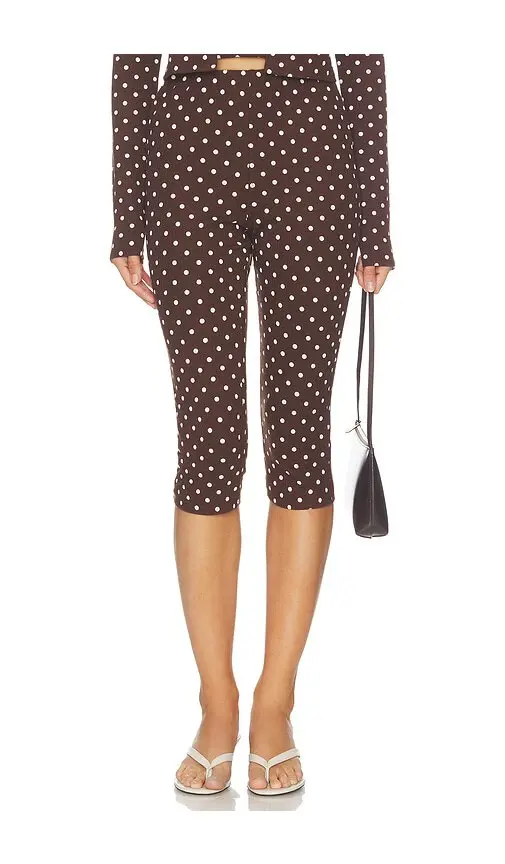 MORE TO COME Iris Capri In . Also - Brown