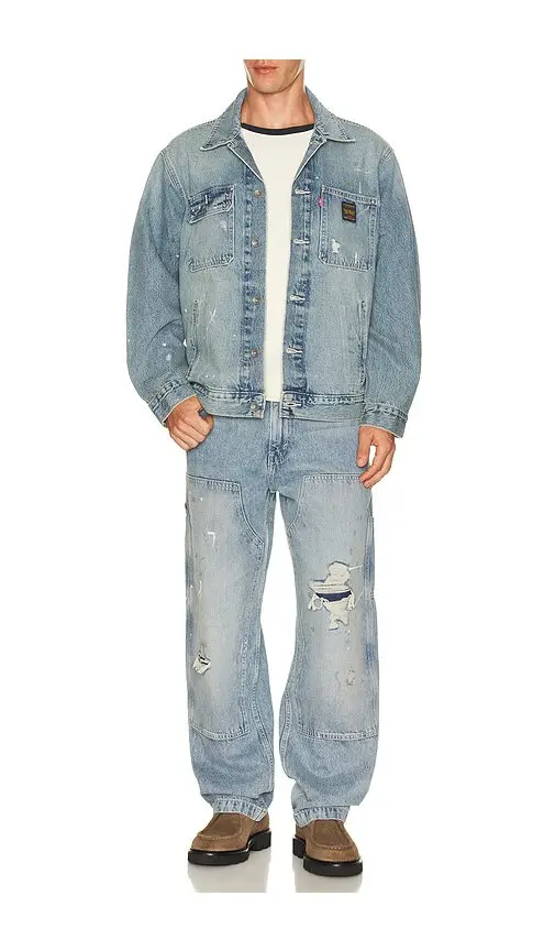 LEVI'S 568 Loose Straight Double Knee Jeans In . Also