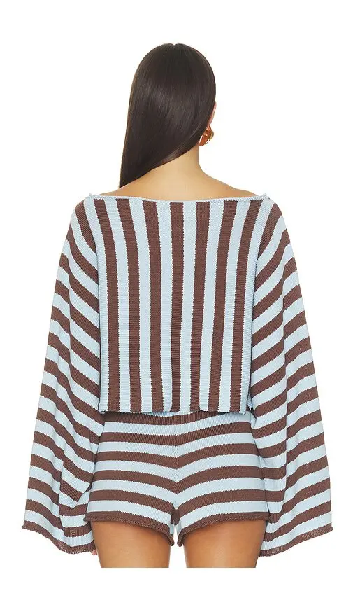 SRG Izabelle Striped Sweater In . Also