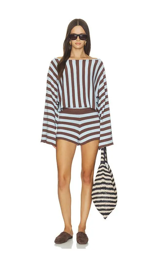 SRG Izabelle Striped Sweater In . Also