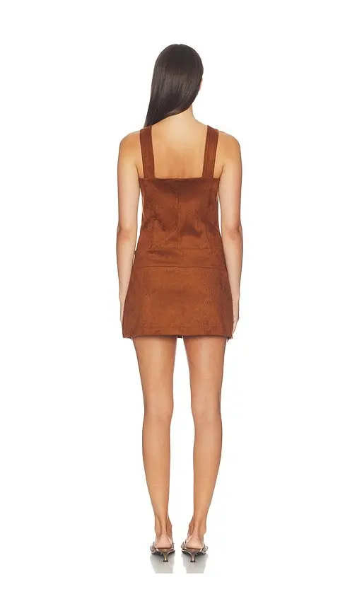 Amanda Uprichard Robin Suede Romper In . Also