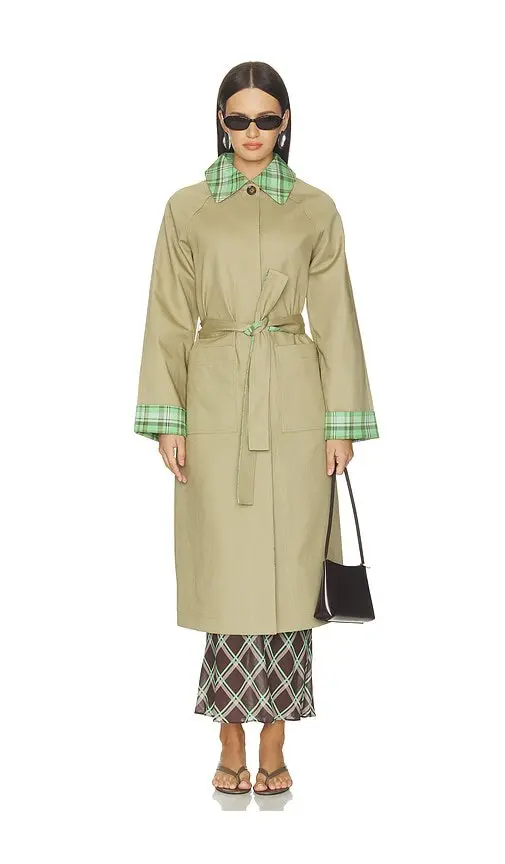 ALIGNE Barnaby Reversible Coat In . Also - Multi