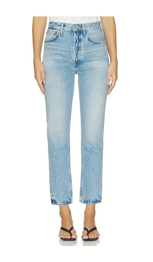 AGOLDE Riley Crop Jean In . Also