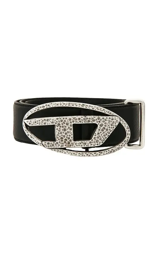 DIESEL® B-1dr Belt With Silver-tone Buckle