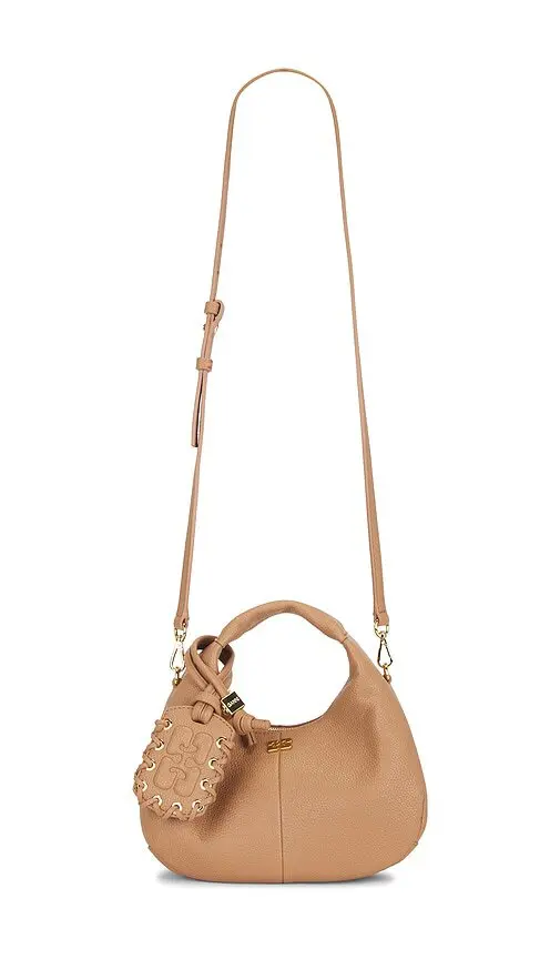 GANNI Hobo Mini Grained Bag