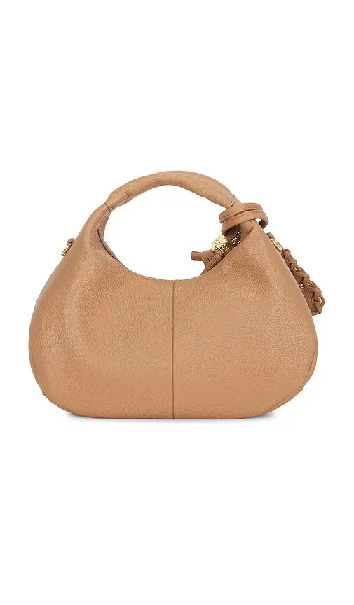 GANNI Hobo Mini Grained Bag