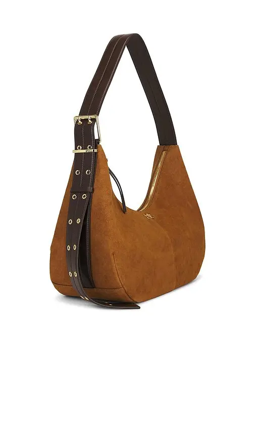 GANNI Hobo Belt Medium Suede Bag