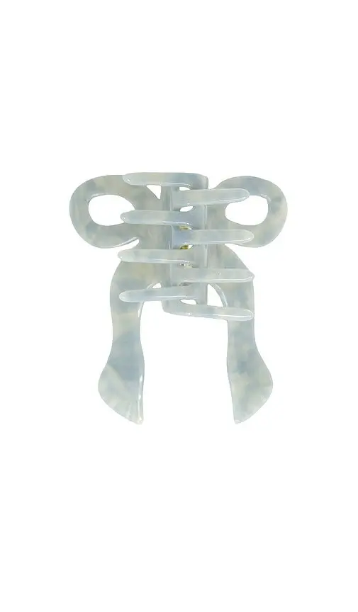 SOLAR ECLIPSE Hand-painted Bride Coquette Claw Hair Clip