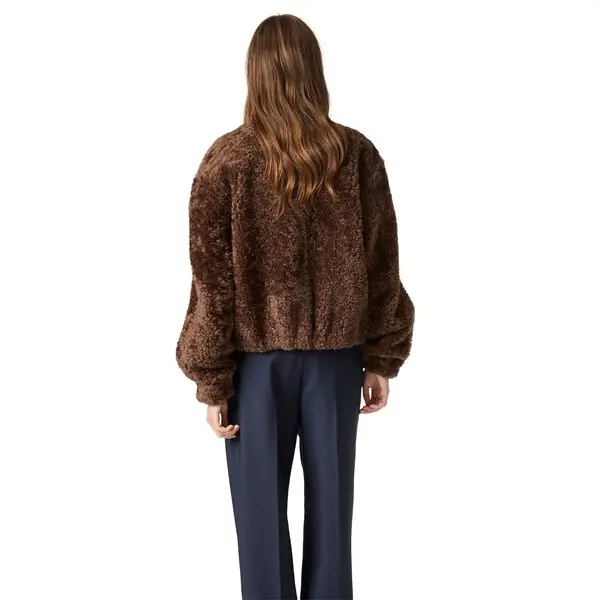 Miu Miu Shearling Blouson Jacket