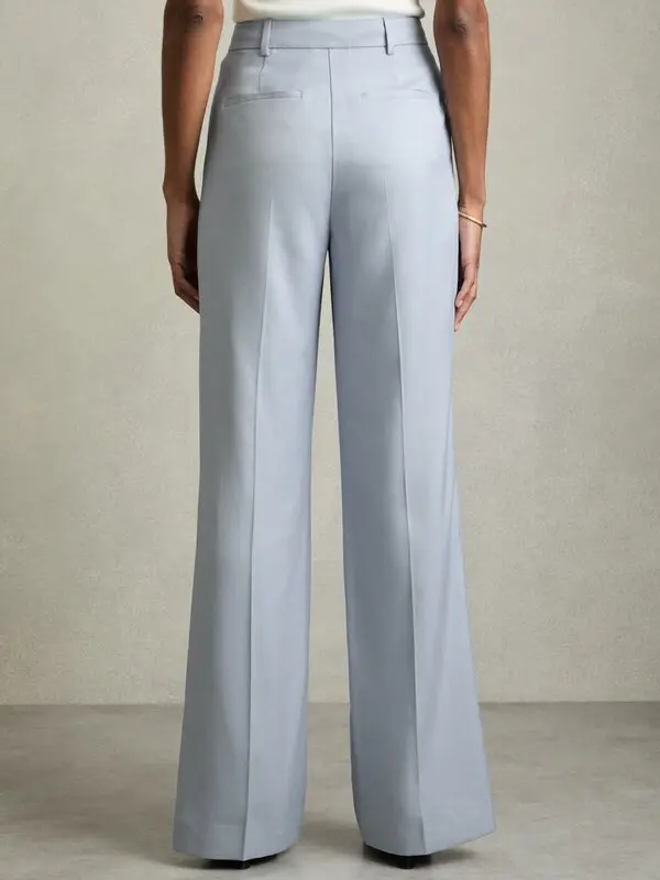 REISS Wide-leg Tailored Trousers