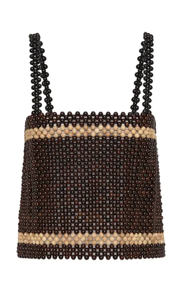 ST. AGNI Taxi Beaded Top - Multi