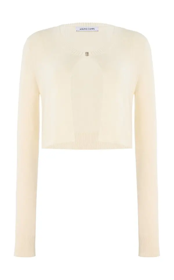 AISLING CAMPS Twinset Wool-blend Cardigan