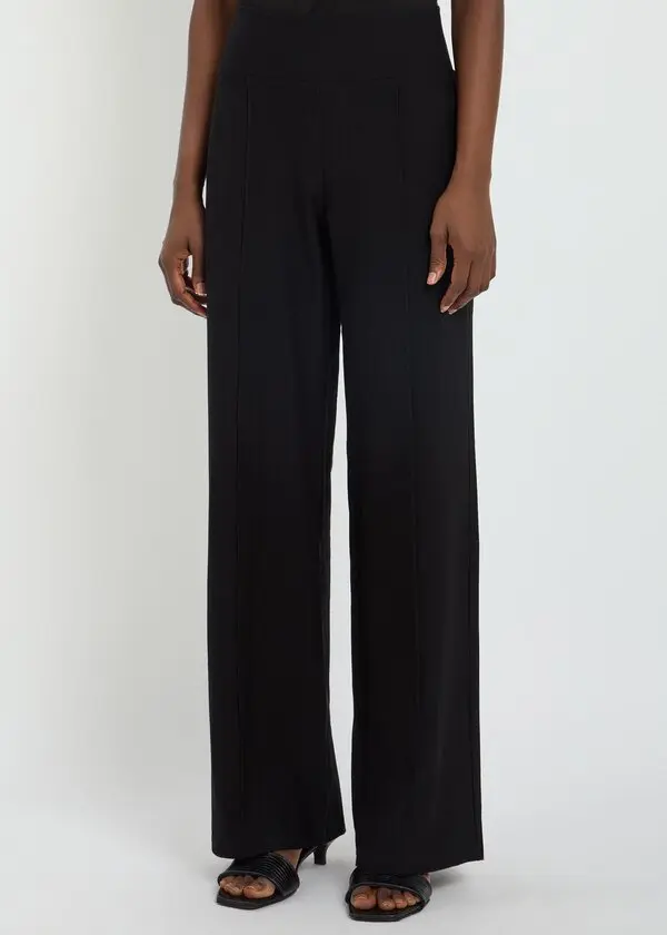 Eileen Fisher Wide-leg Stretch-woven Trousers