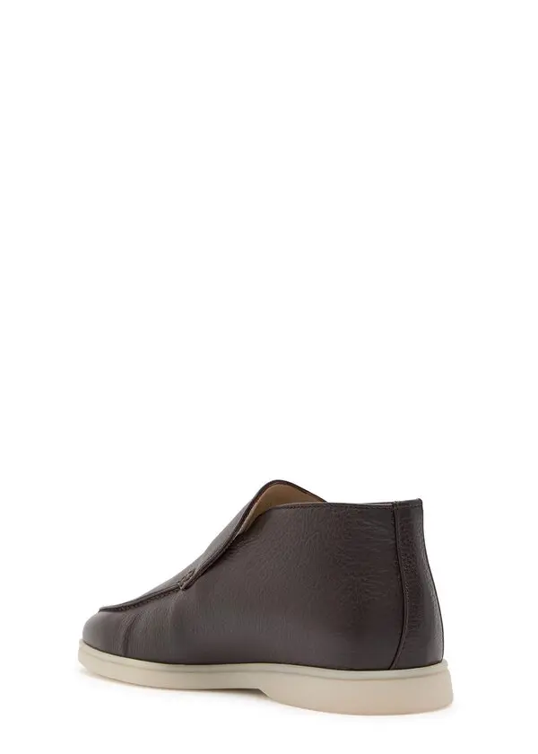AURELIEN City Grained Leather Loafers