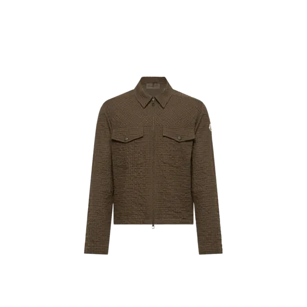 Moncler Micro Madras Flannel Shirt Jacket