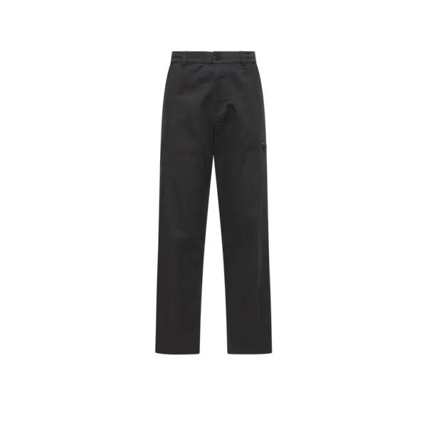 Moncler Stretch Gabardine Trousers - Black
