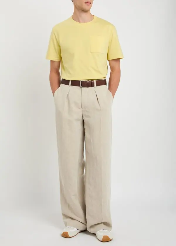 Loewe Logo-embroidered Cotton T-shirt