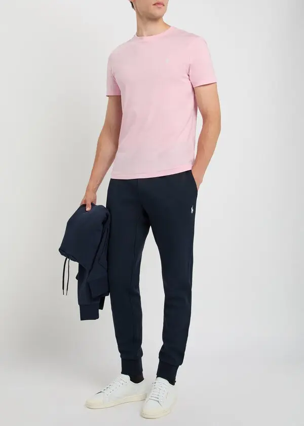 Polo Ralph Lauren Logo-embroidered Cotton T-shirt - Pink