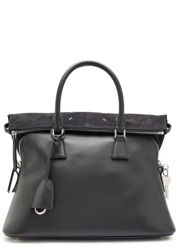 MAISON MARGIELA 5ac Soft Medium Leather Tote Bag