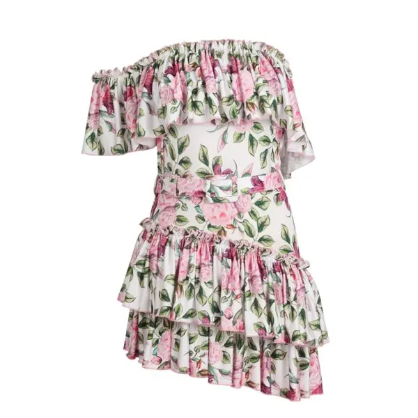 NUR KARAATA Crisantemo Dress