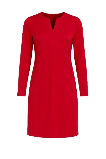 CONQUISTA Sack Dress By - Red