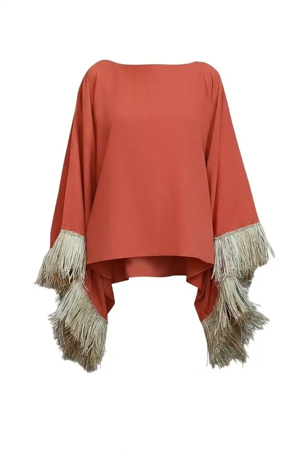 FLAUNT ARCHIVE Dalila Cape - Orange