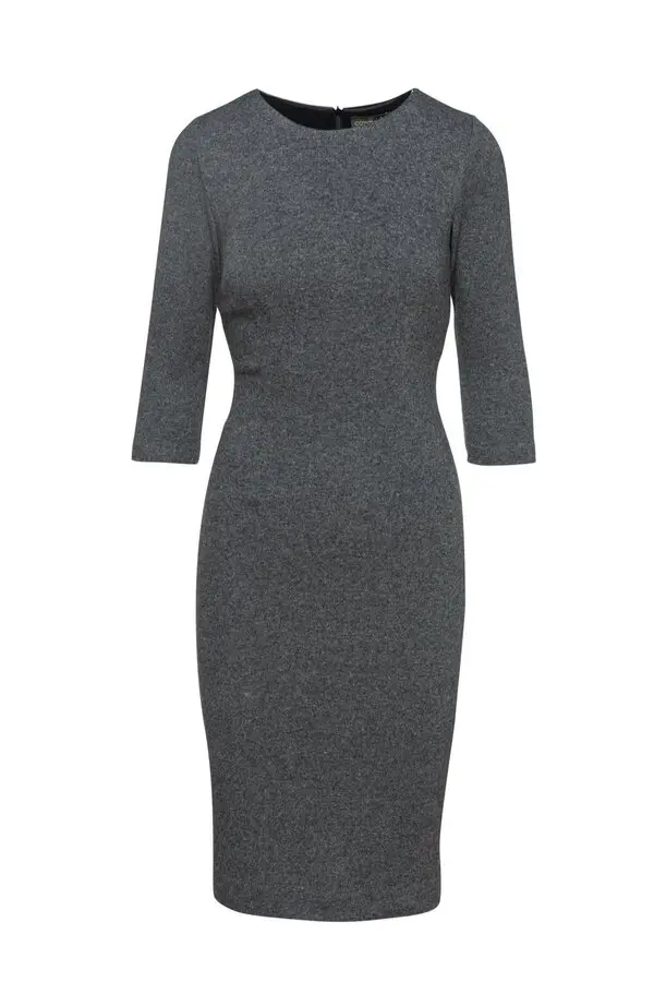 CONQUISTA Fitted Knit Dress