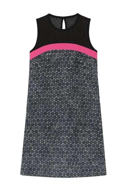 CONQUISTA Sleeveless A-line Print Dress