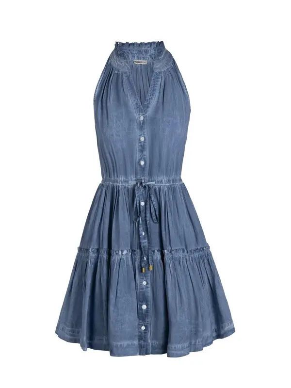 CHANGE OF SCENERY Charlotte Dress Stonewash - Blue