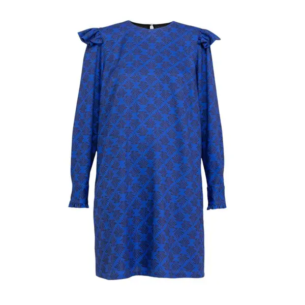 Dolores Promesas Bicolor Ruffles Short Dress