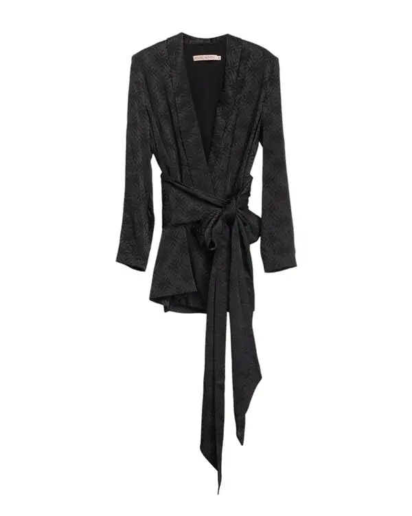 Dolores Promesas Jacquard Belted Jacket