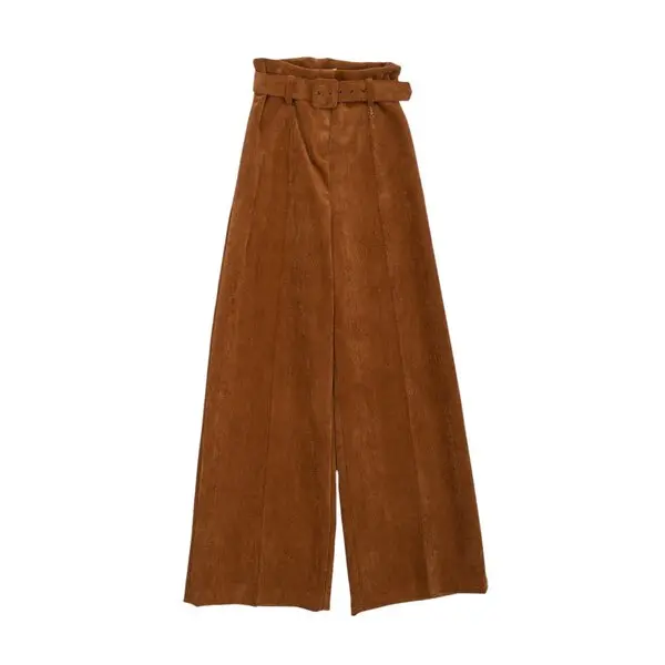 Dolores Promesas Andrea Corduroy Pants - Brown