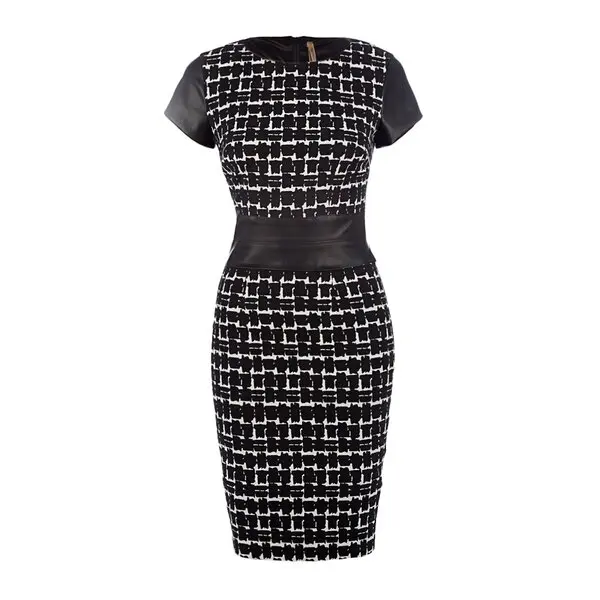 CONQUISTA Fitted Winter Dress