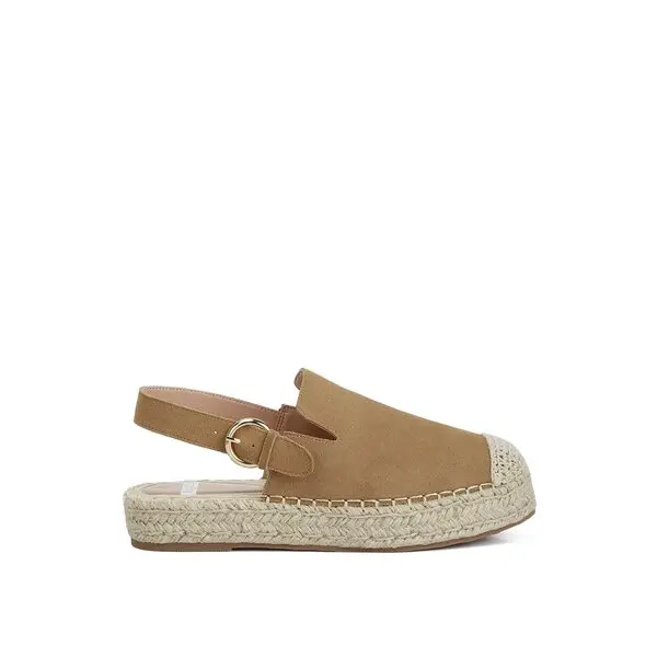 RAG & CO Affie Genuine Suede Slingback Espadrilles