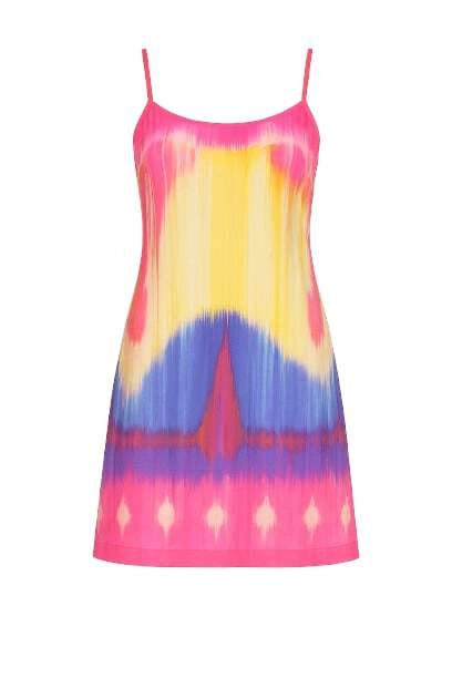 CONQUISTA Vivid Print Dress