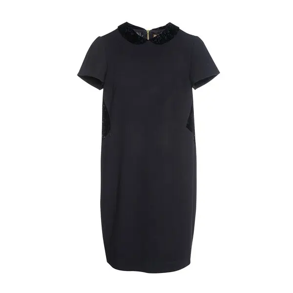 CONQUISTA Lace Detail Dress - Black