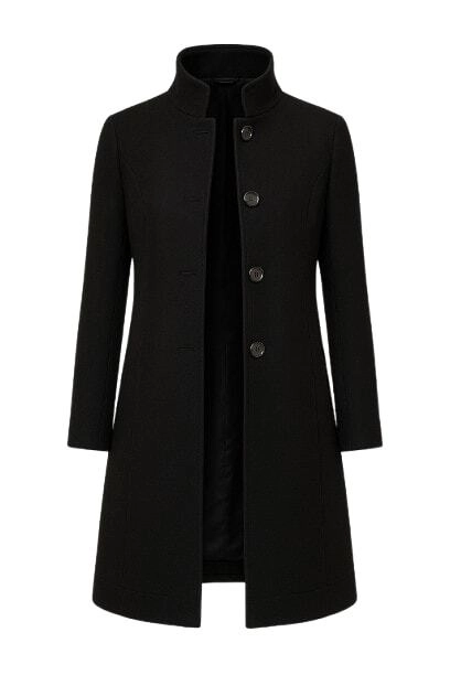 CONQUISTA Coat With Button Detail