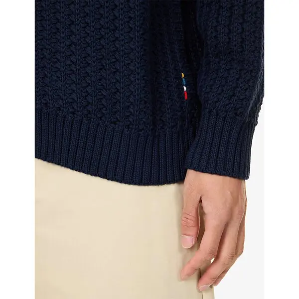 Orlebar Brown Thomas Collared Knitted Cardigan