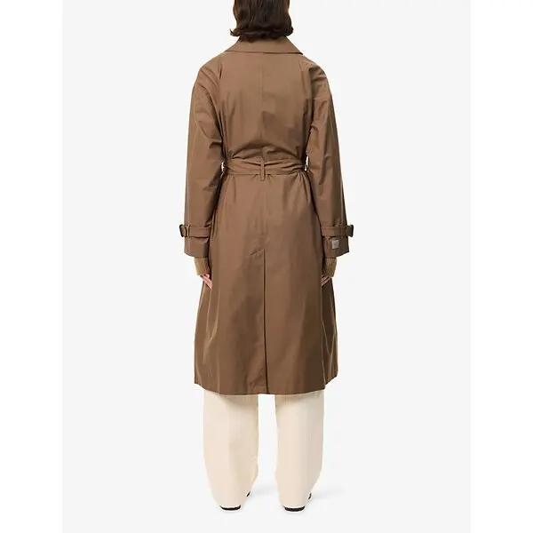 Max Mara Water-repellent Cotton-twill Trench Coat