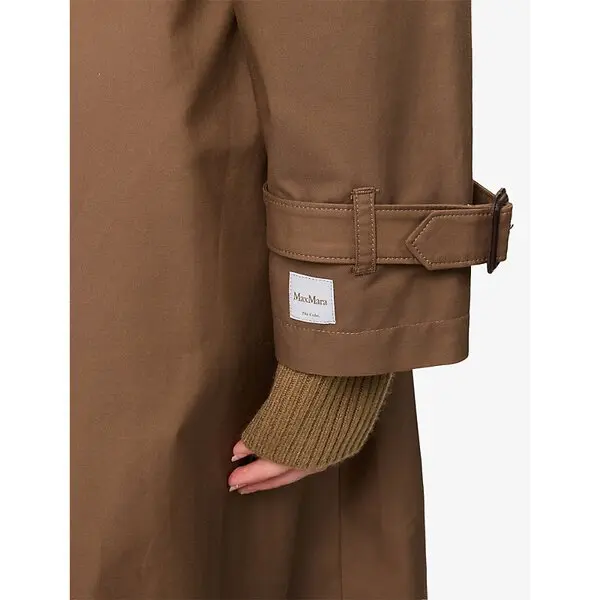 Max Mara Water-repellent Cotton-twill Trench Coat
